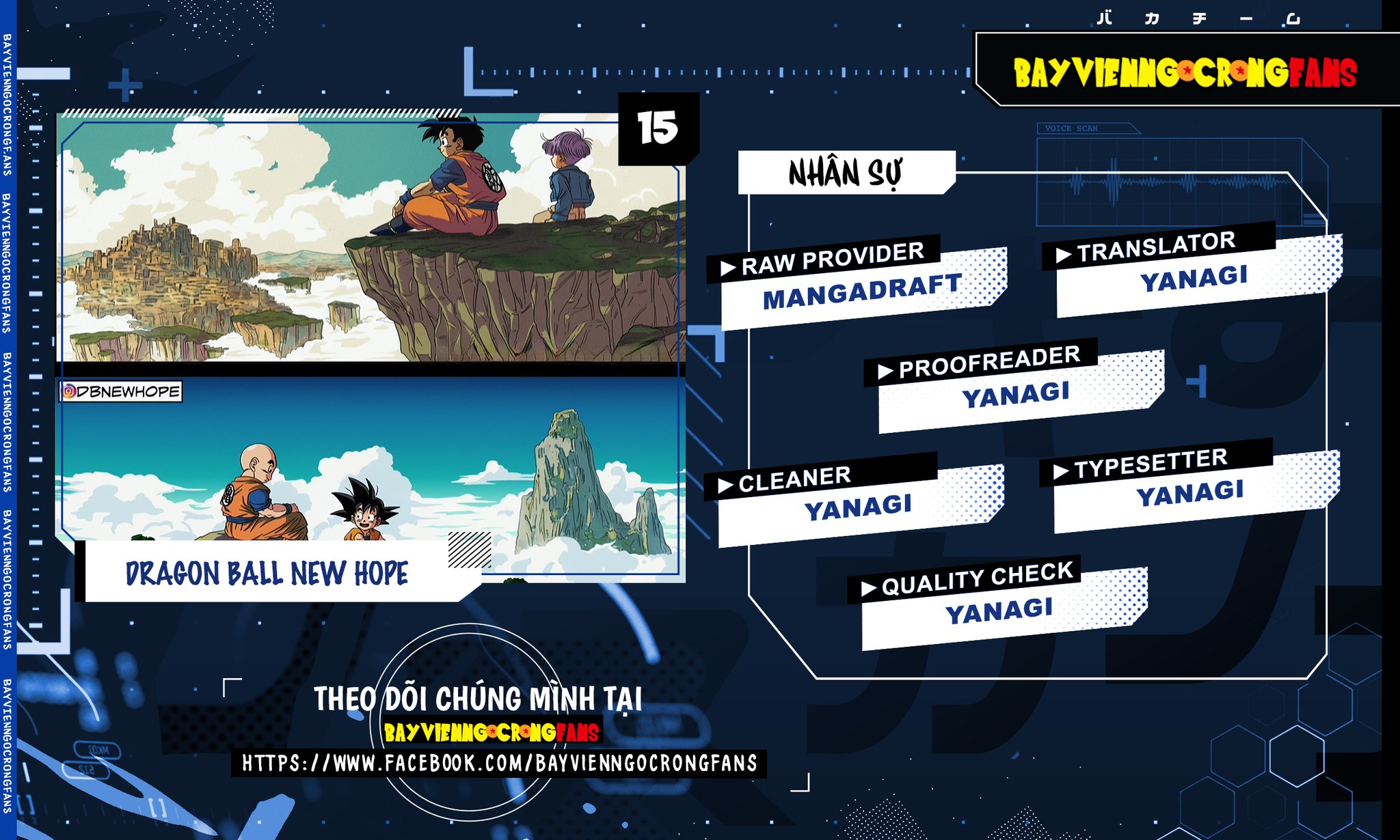 Dragon Ball New Hope Chap 15 tiếng việt | Dragon Ball New Hope Chap 15 Full